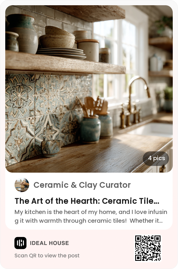The Art of the Hearth: Ceramic Tiles for Warm Kitchens 🔥