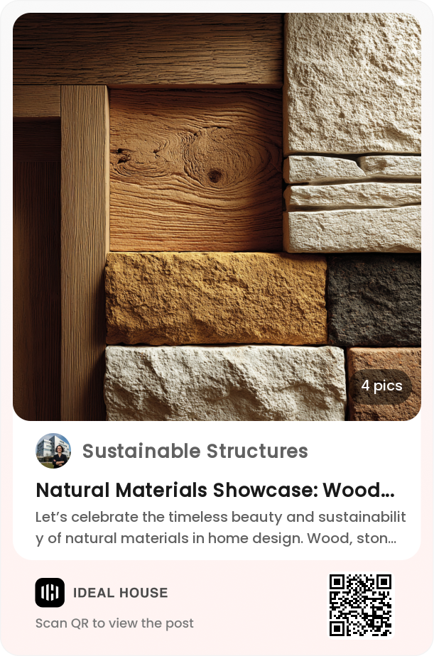Natural Materials Showcase: Wood, Stone, and Clay for Your Home! 🪵🗿🪞