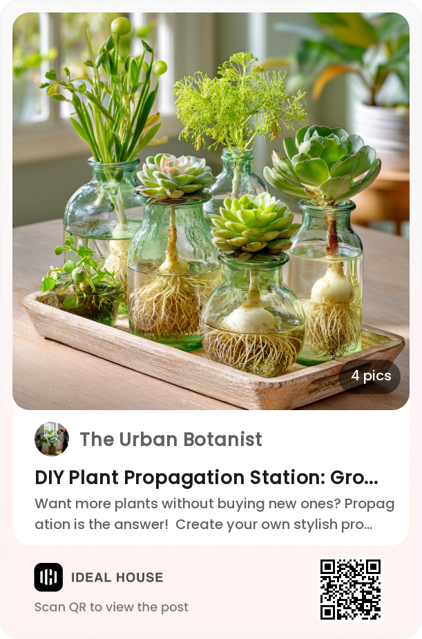 DIY Plant Propagation Station: Grow Your Greenery! 🌱 ️